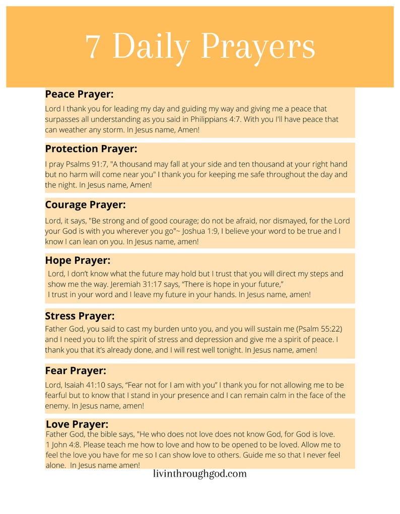 Bible Study and Prayer Journal Printable 14 Pages Editable Instant ...