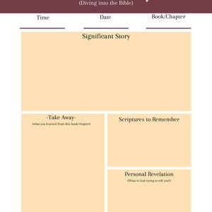 Bible Study and Prayer Journal Printable | 14 Pages | Editable ...