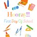 Back to School Signs/posters/sheets Poster for First Day of School ...