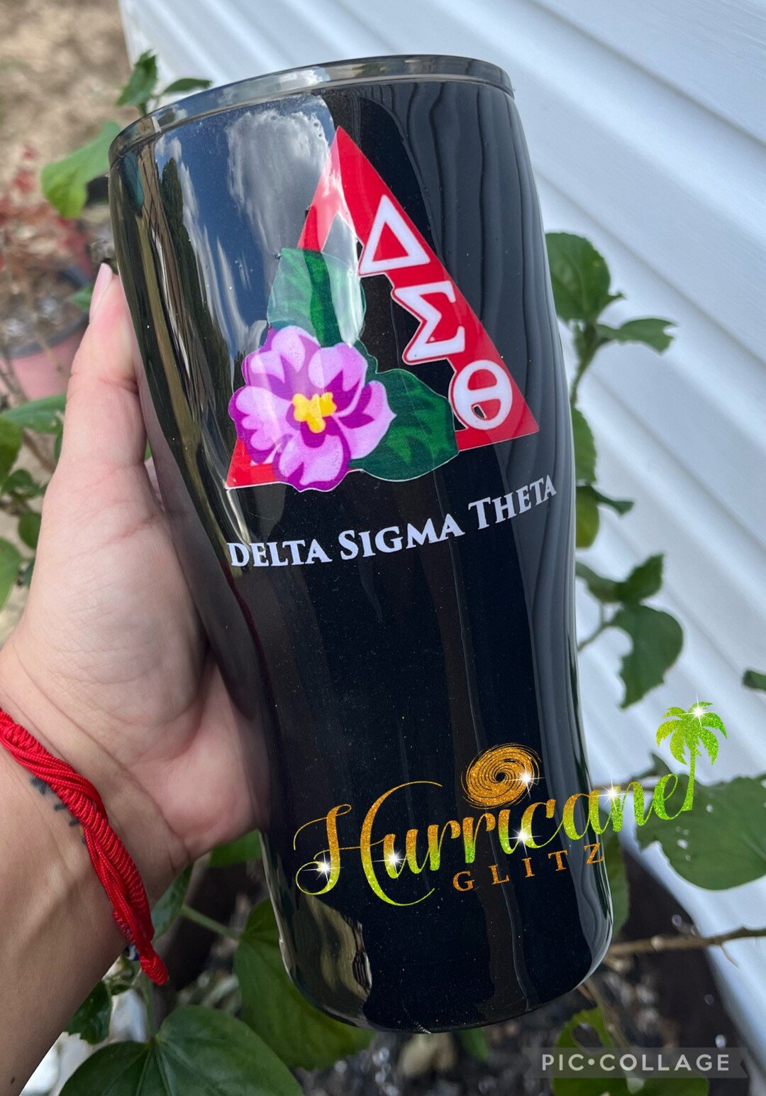 READY TO SHIP, Delta Sigma Theta, Sorority, African Violet Flower ...