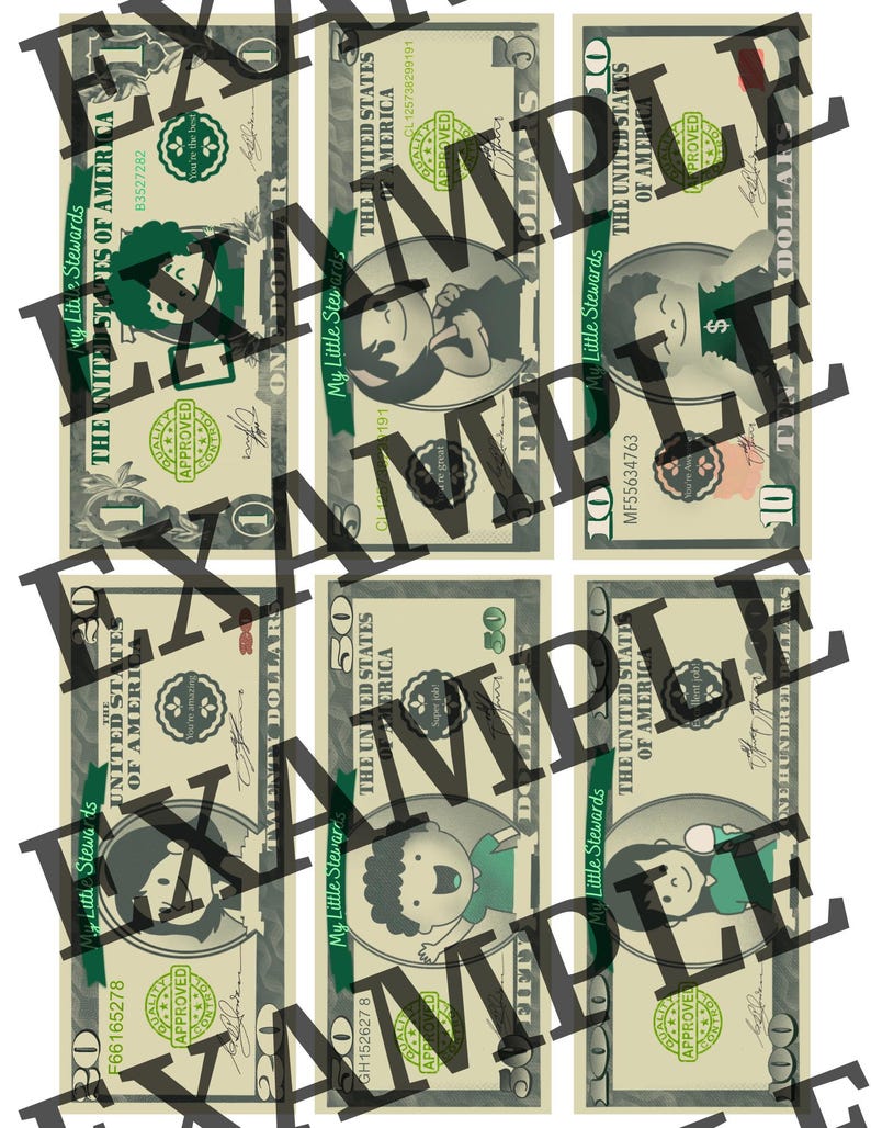 Printable Play Money Fake Money for Kids Pretend Store Homeschool ...
