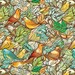 Birdwatching Seamless Pattern Bundle • Bird Digital Paper • JPG Digital ...