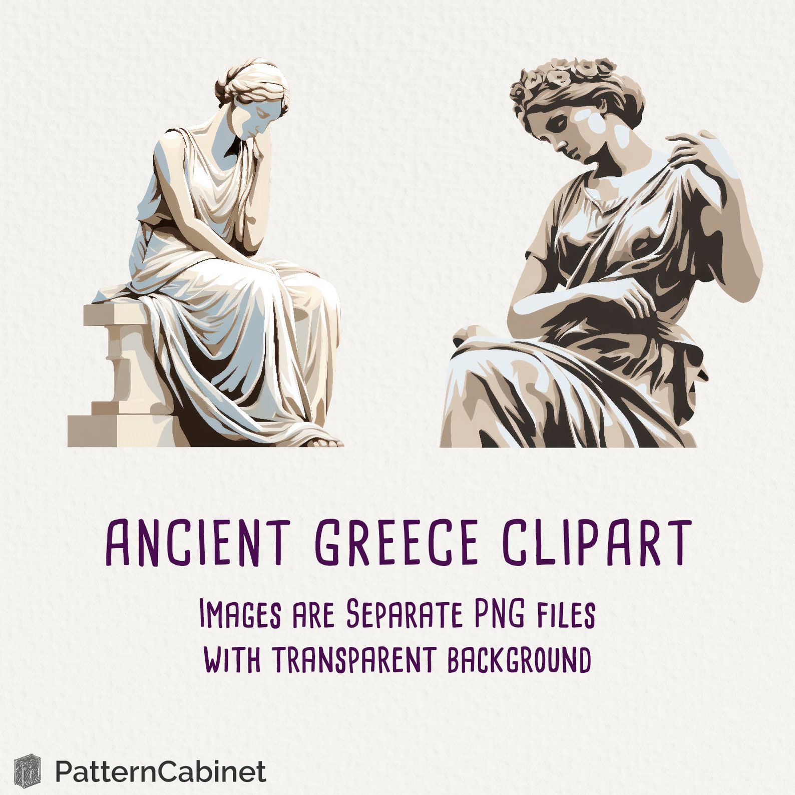 20 Ancient Greece Clipart, Greek Architecture and Statues for ...