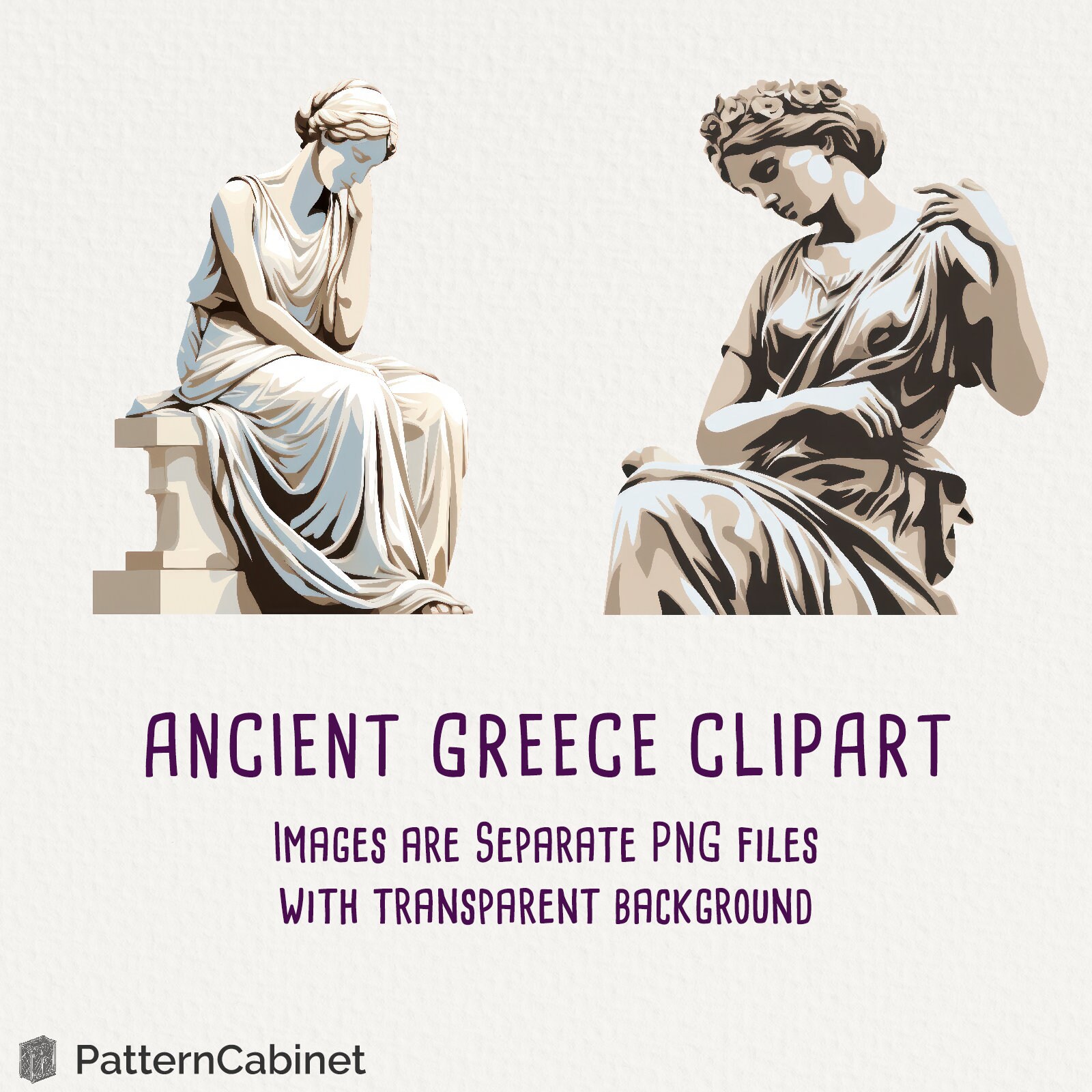 20 Ancient Greece Clipart, Greek Architecture and Statues for ...