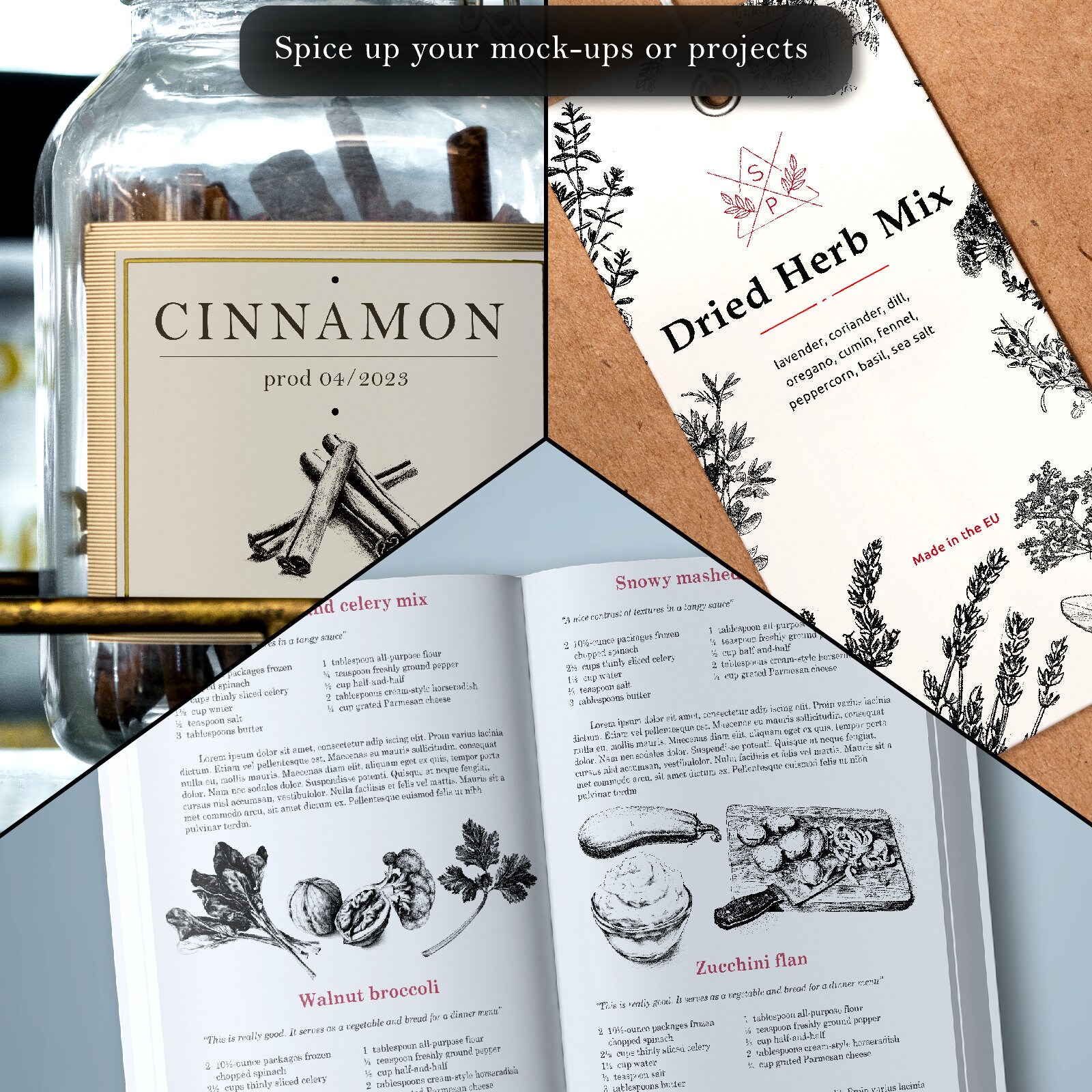 1700+ Food Drawings Clipart, Food Graphics for Commercial Use, Cookbook ...