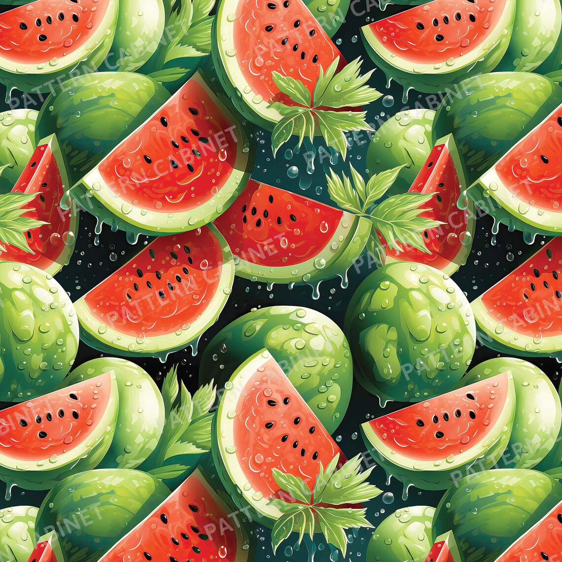 Fruit Art Seamless Pattern Bundle • Fruit Digital Paper • JPG Digital ...