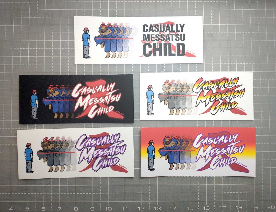 Casually Messatsu Child Gouki Akuma Bumper Sticker - Etsy