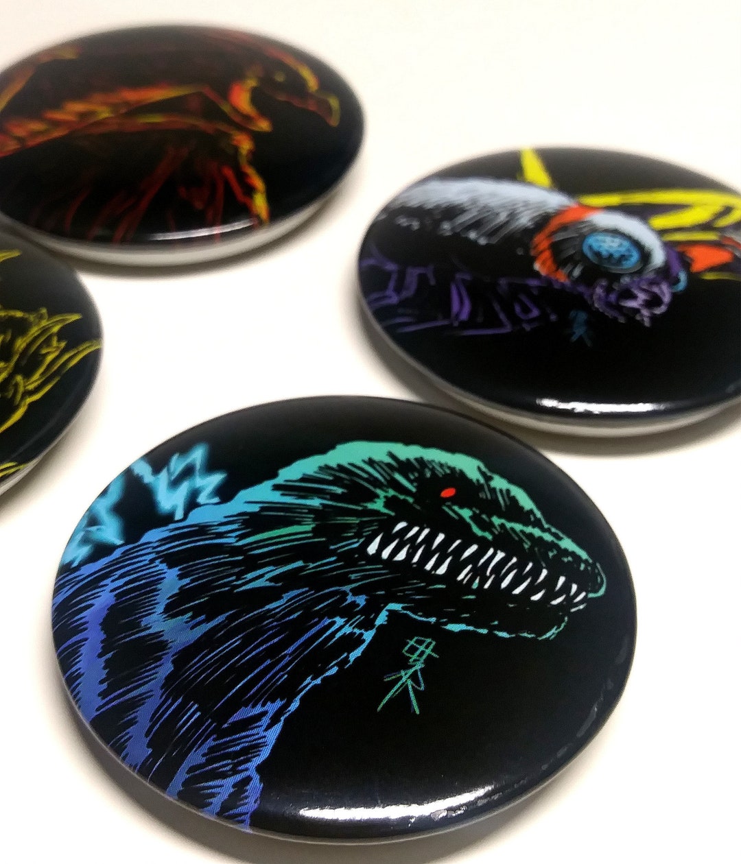 Godzilla KOTM Pins - Etsy