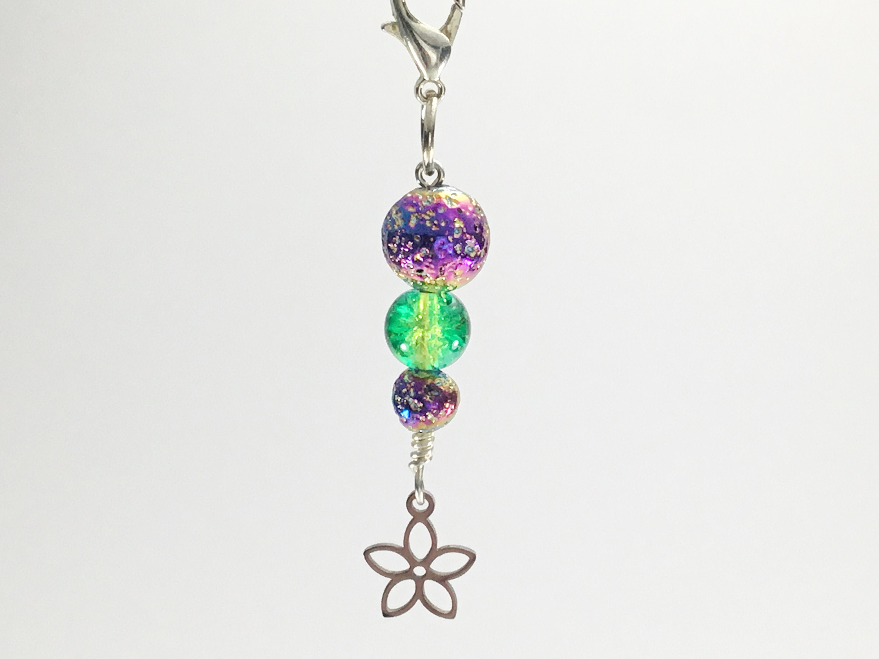 Zipper Pull / Zipper Charms / Lava Beaded Charm Zipper Charm / Gift for ...