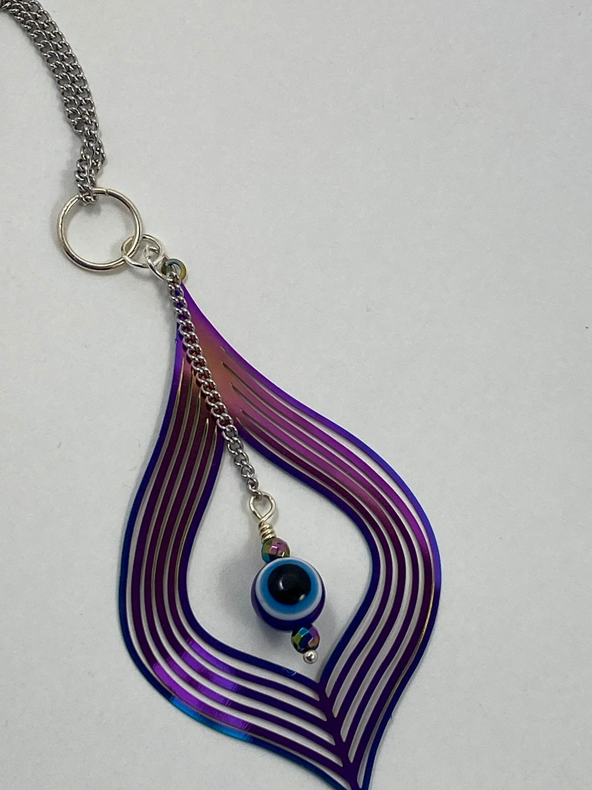 Evil Eye Car Charm/ Evil Eye Rear View Mirror Charm/ Car Decoration - Etsy