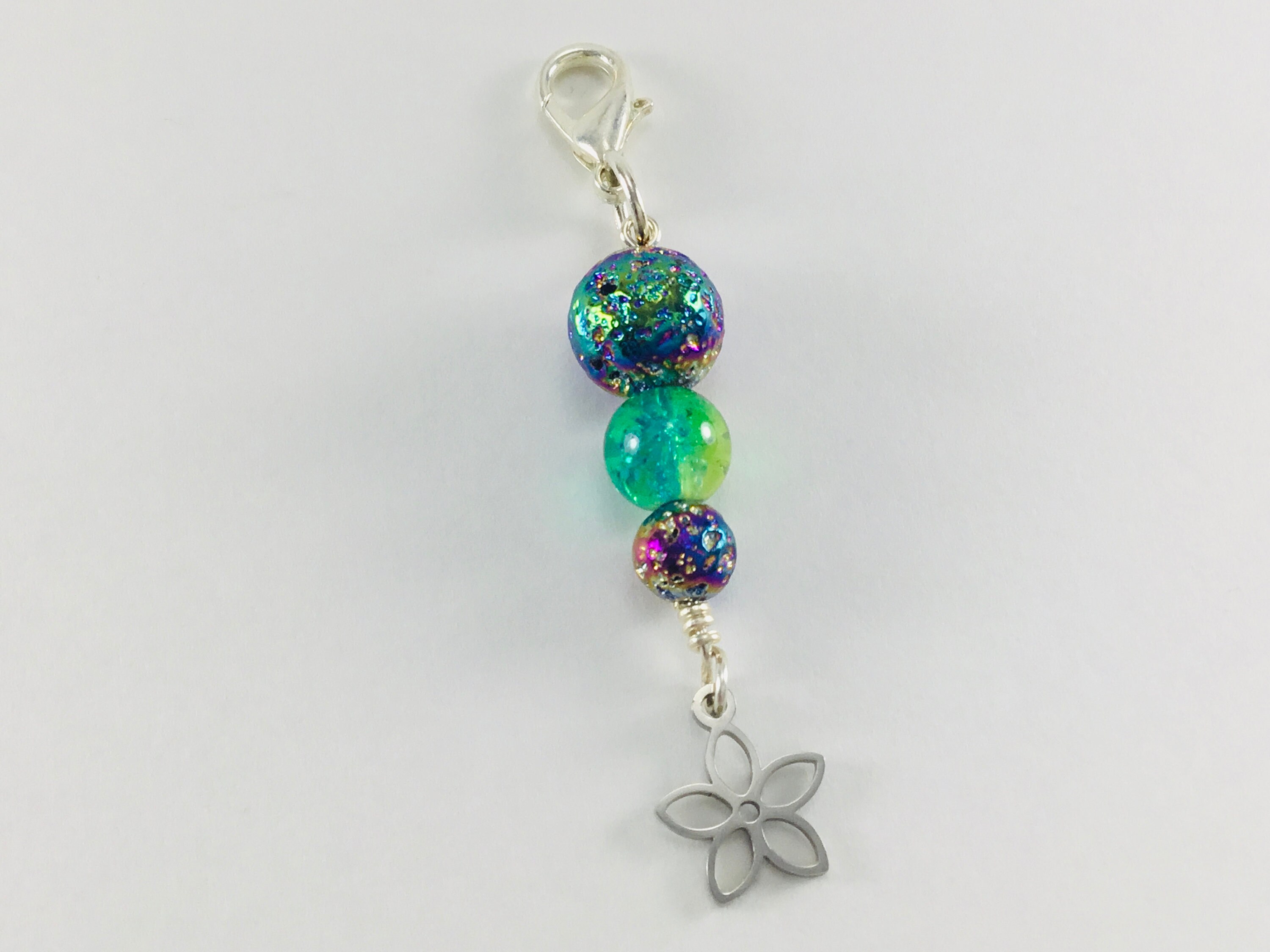 Zipper Pull / Zipper Charms / Lava Beaded Charm Zipper Charm / Gift for ...