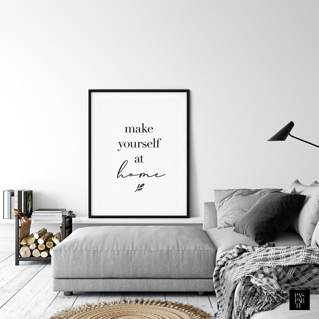 Guest Room Printable Wall Art Make Yourself at Home Farmhouse Guest ...