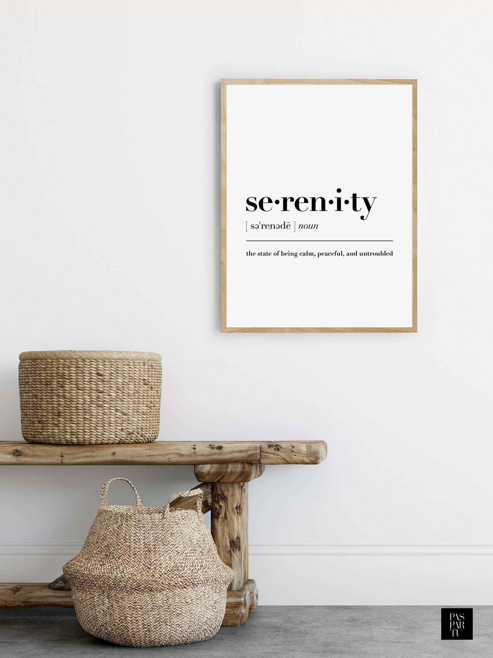 Serenity Definition Print Serenity Print Serenity Poster | Etsy