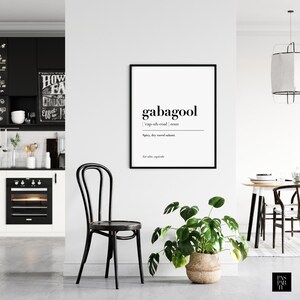 Gabagool Definition Wall Art Print Gabagool Printable Capicola ...