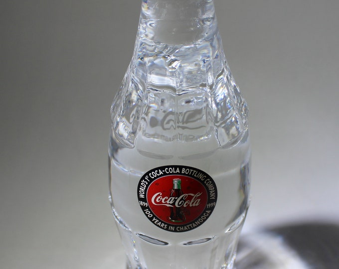 Crystal Coca Cola 8 Bottle 100 Years in Chattanooga - Etsy