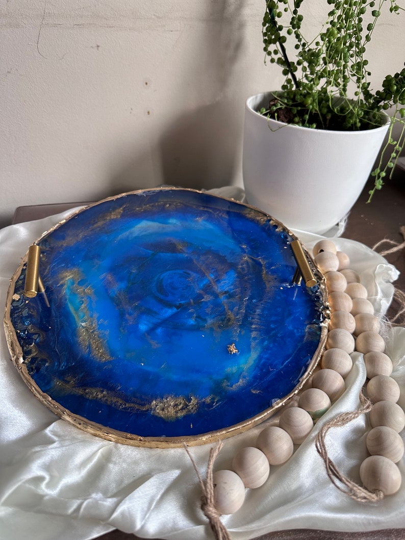 Resin Tray/ Decorative Resin Tray - Etsy