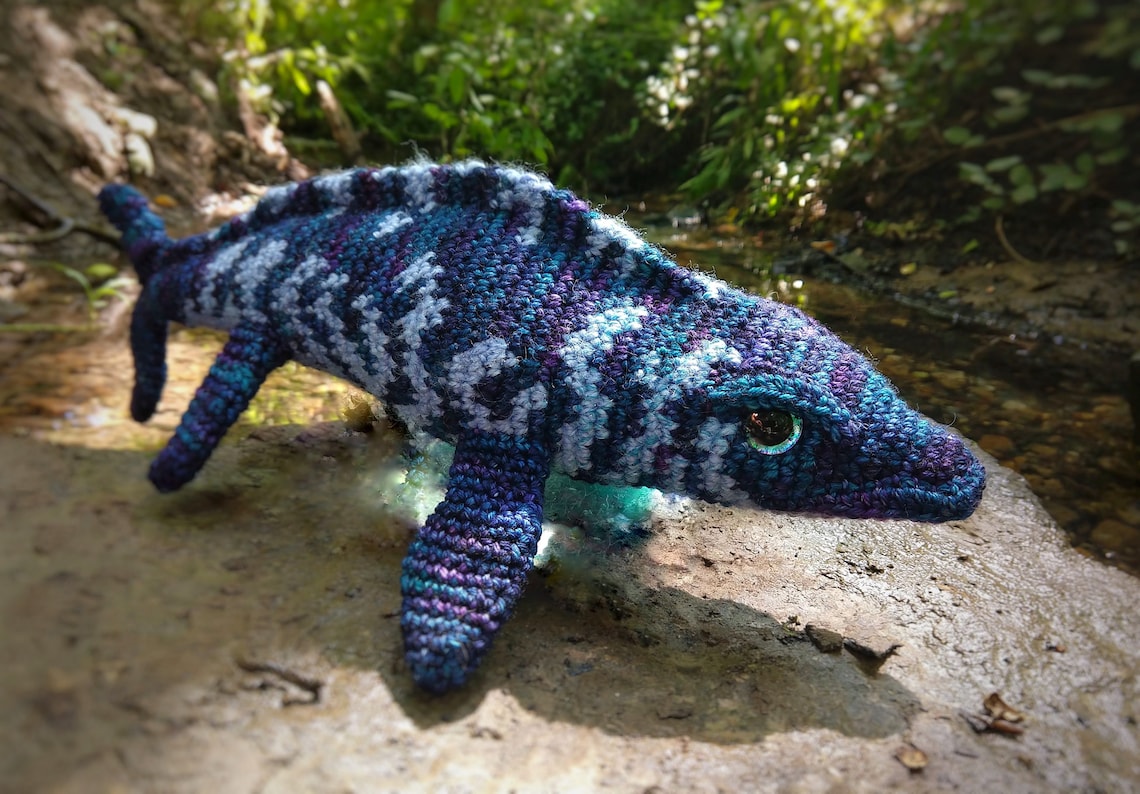 PATTERN ONLY Mosasaurus Marine Reptile Amigurumi PDF - Etsy