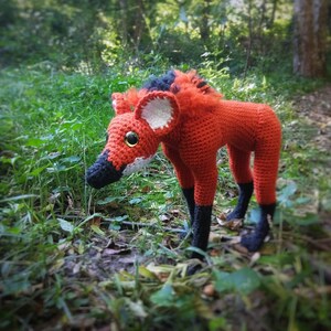 PATTERN ONLY Maned Wolf Amigurumi Crochet - Etsy