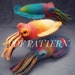 PATTERN ONLY Rainbow Cuttlefish Amigurumi PDF | Etsy