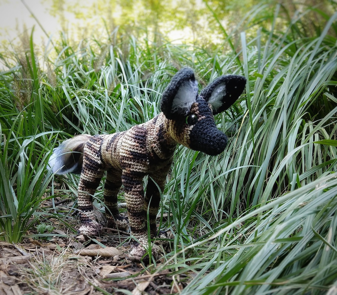 PATTERN ONLY African Wild Dog Amigurumi Painted Dog Crochet - Etsy