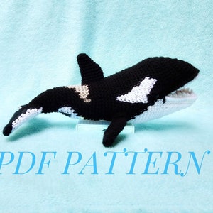 PATTERN ONLY Orca Killer Whale Sea Wolf Amigurumi Crochet - Etsy
