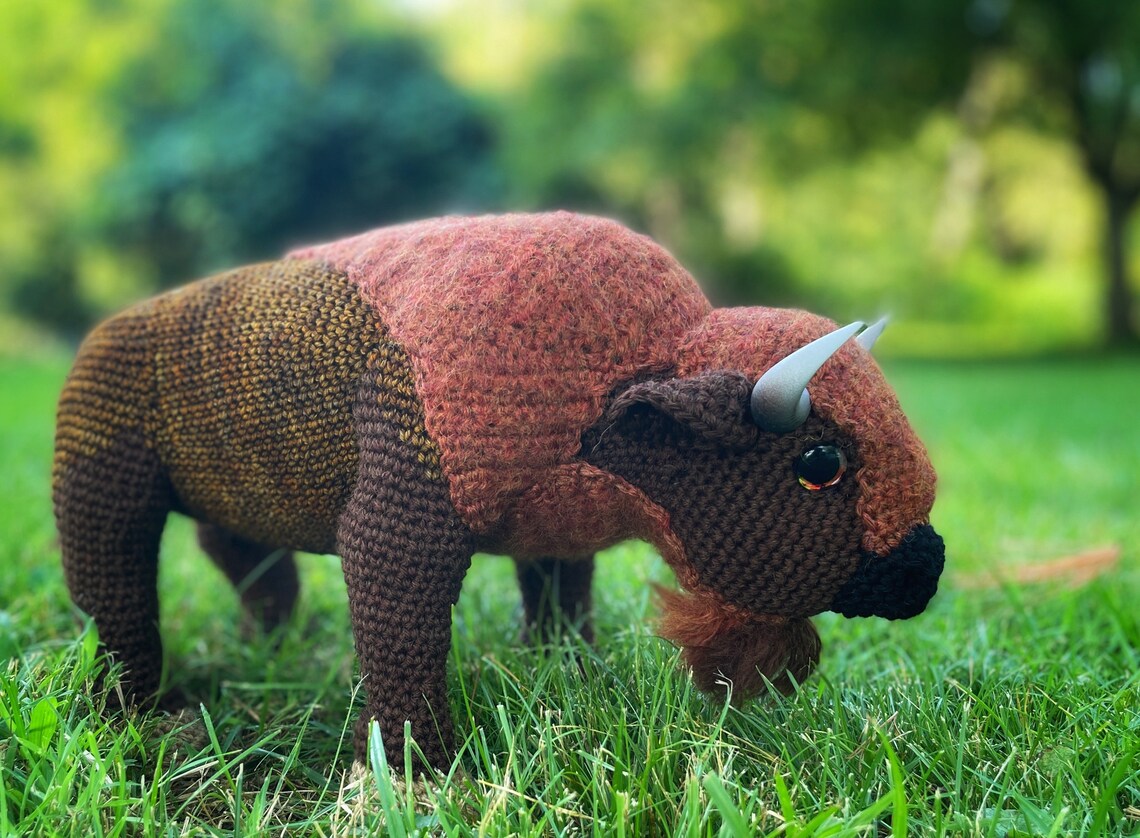 PATTERN ONLY Bison Amigurumi Crochet Buffalo - Etsy