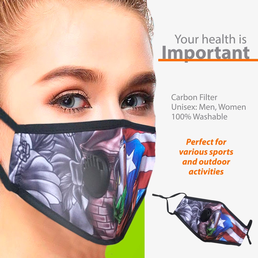 Puerto Rican Face Mask boricua Coquí Mask - Etsy