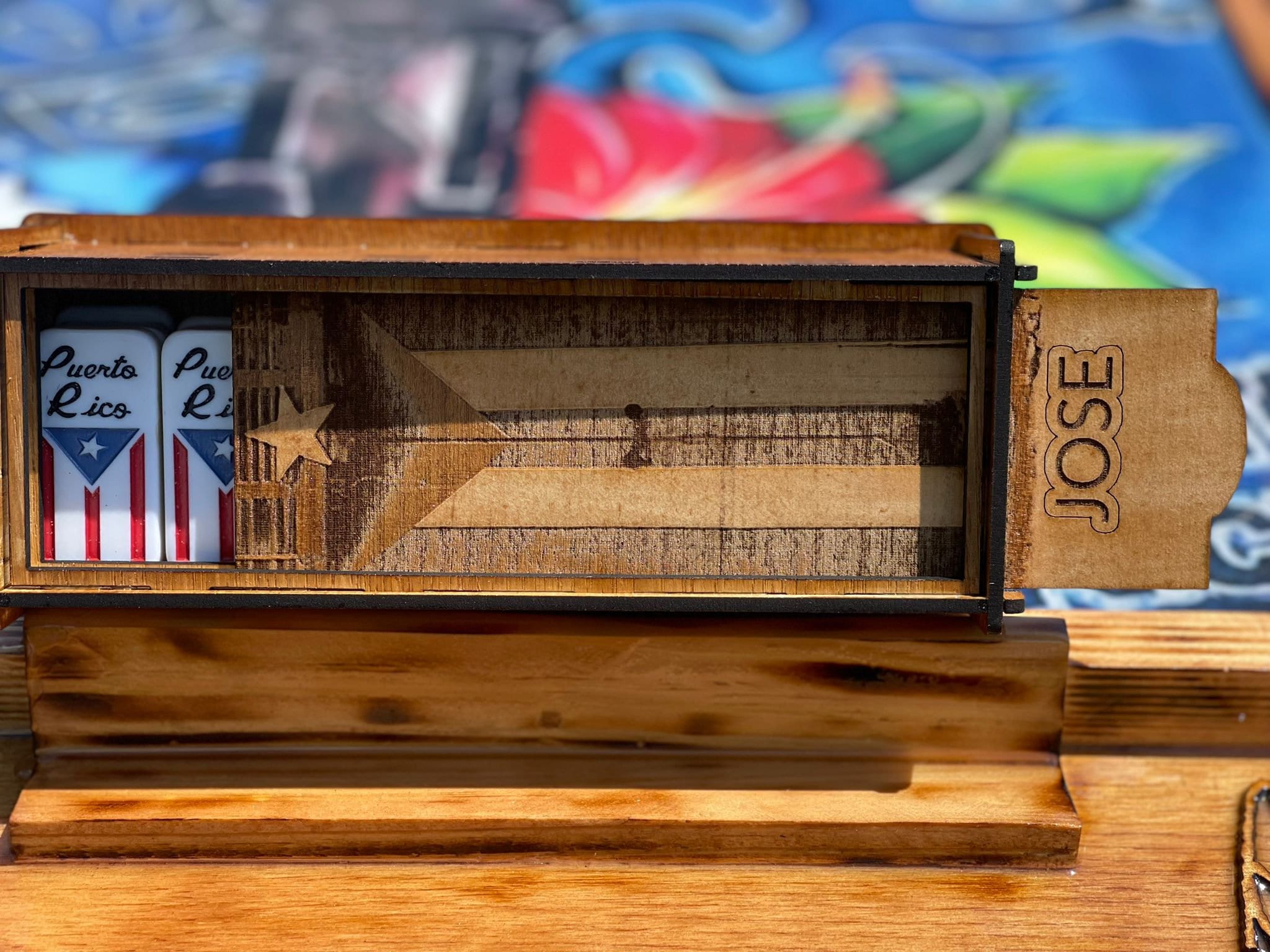Custom Made Puerto Rican Domino Box, Dominos Not Included - Etsy