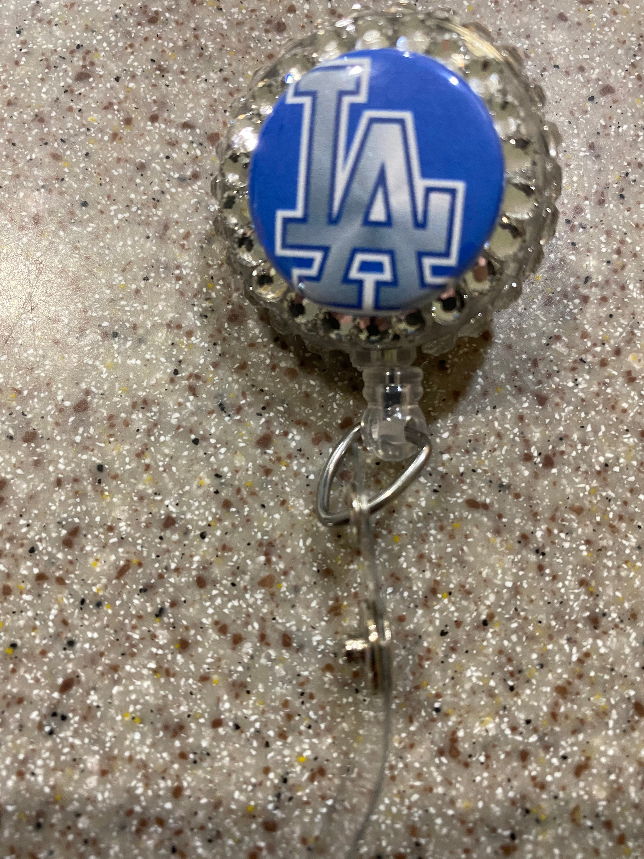 Los Angeles Dodgers Badge Holder MLB - Etsy