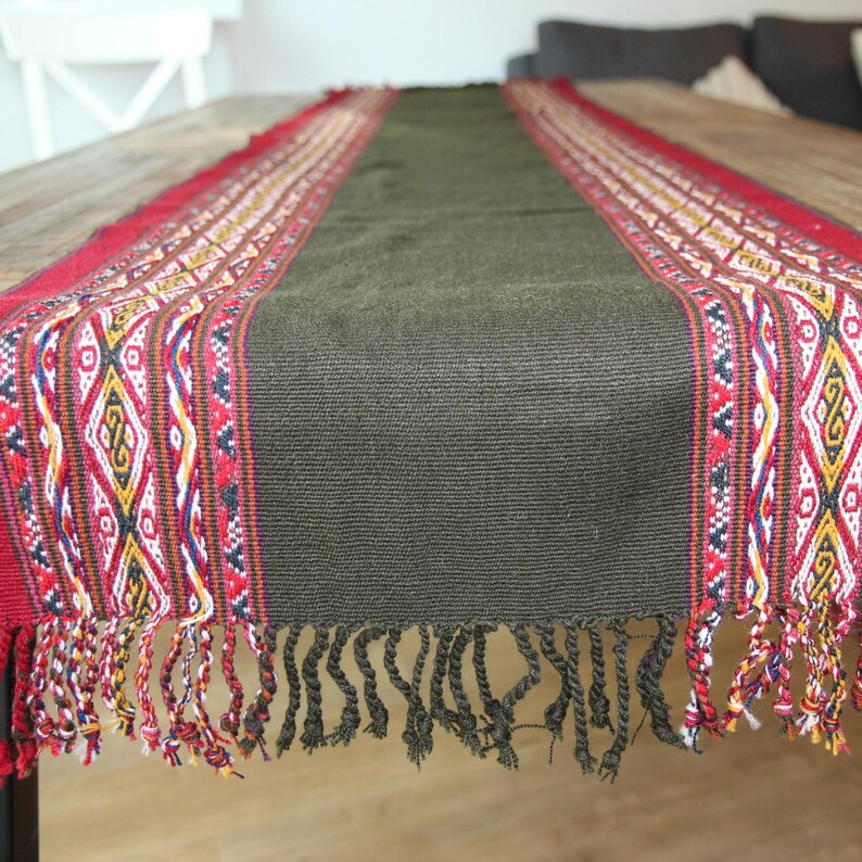 Handwoven Peruvian Table Runner - Etsy
