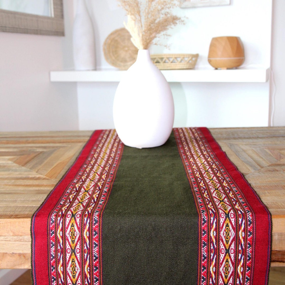 Handwoven Peruvian Table Runner - Etsy