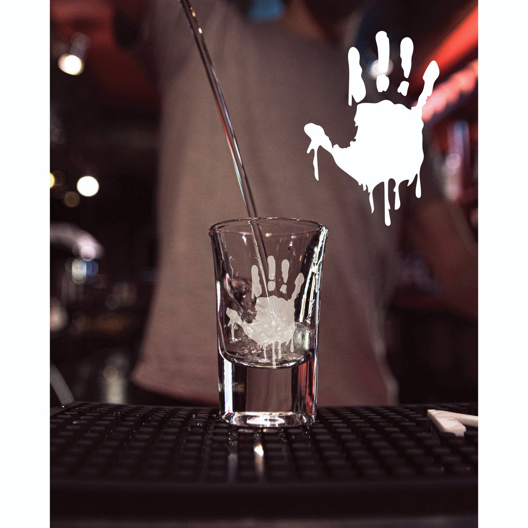 Bloody Hand Shot Glass – Horror/movie | Glassware | Drinking | Bar - Etsy