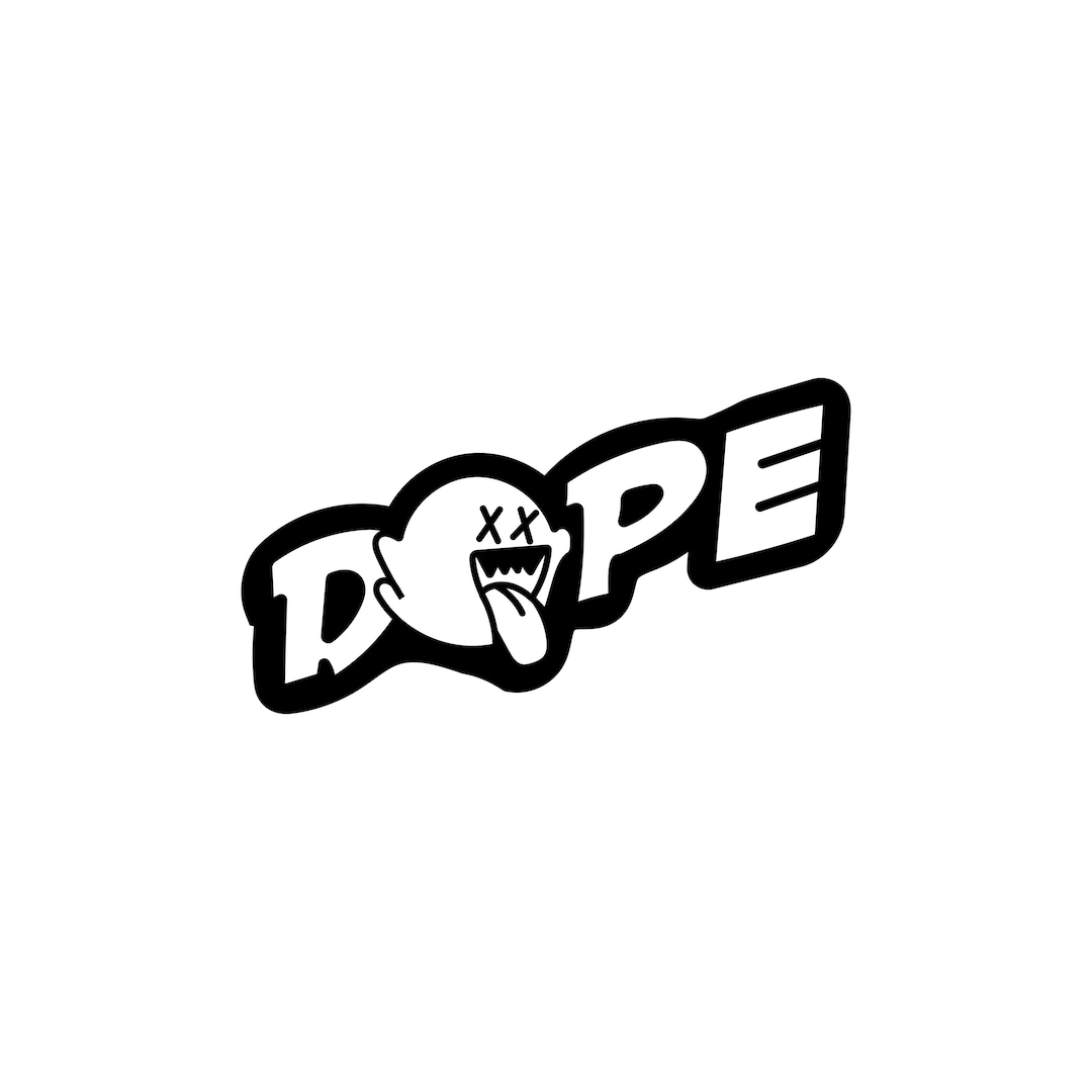 Dope Decal – Custom Sticker | Die Cut | Laptop | Waterbottle | Bumper ...