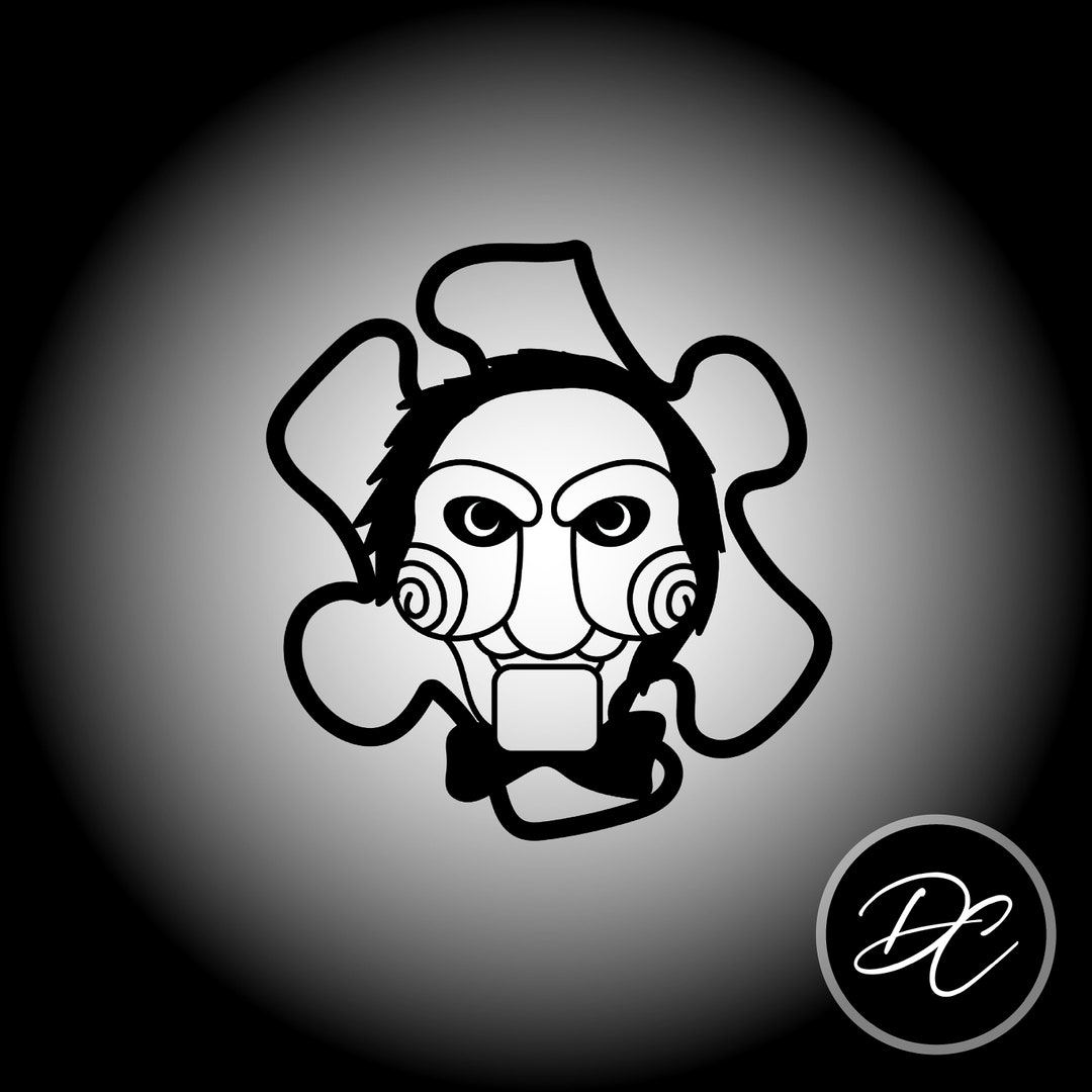 Jigsaw Decal – Saw/movie | Car Window Decal | Laptop Decal | Vinyl ...