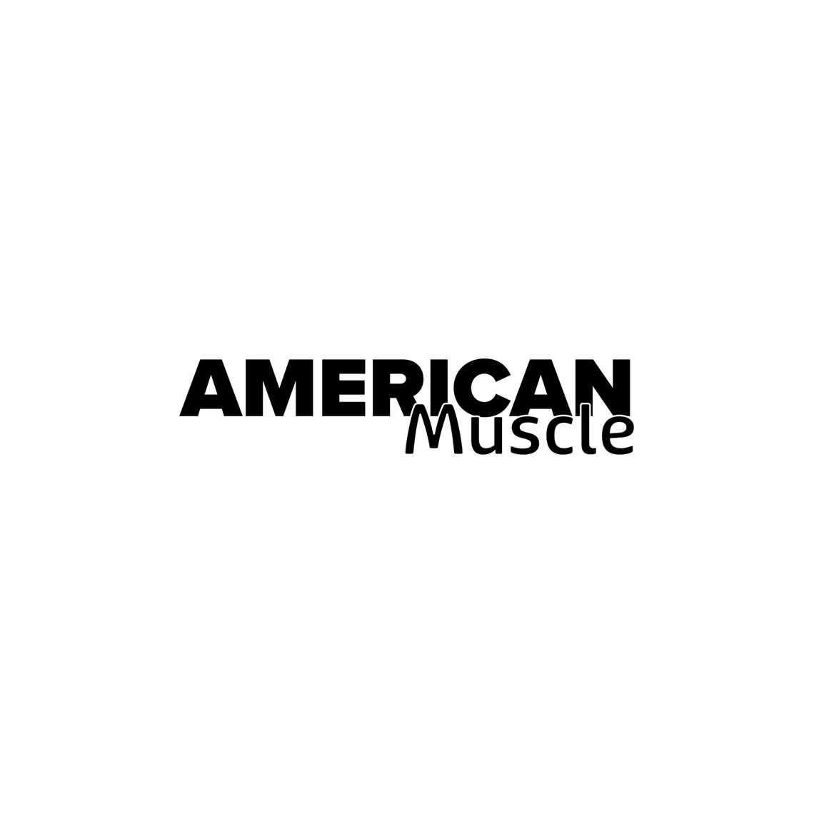 American Muscle Decal – Custom Sticker | Die Cut | Laptop | Waterbottle ...