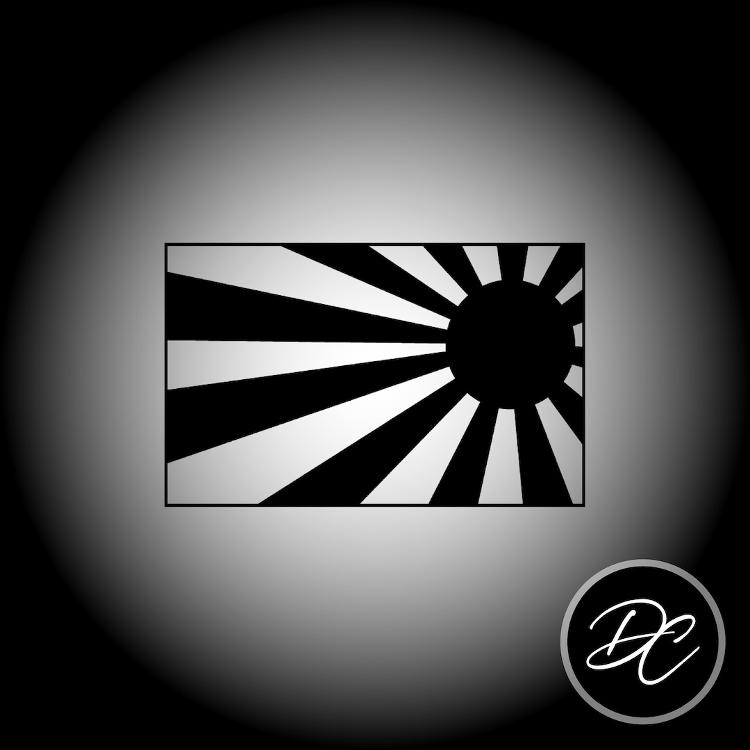 Rising Sun Decal – JDM | Car Window Decal | Laptop Decal | Vinyl Decal ...