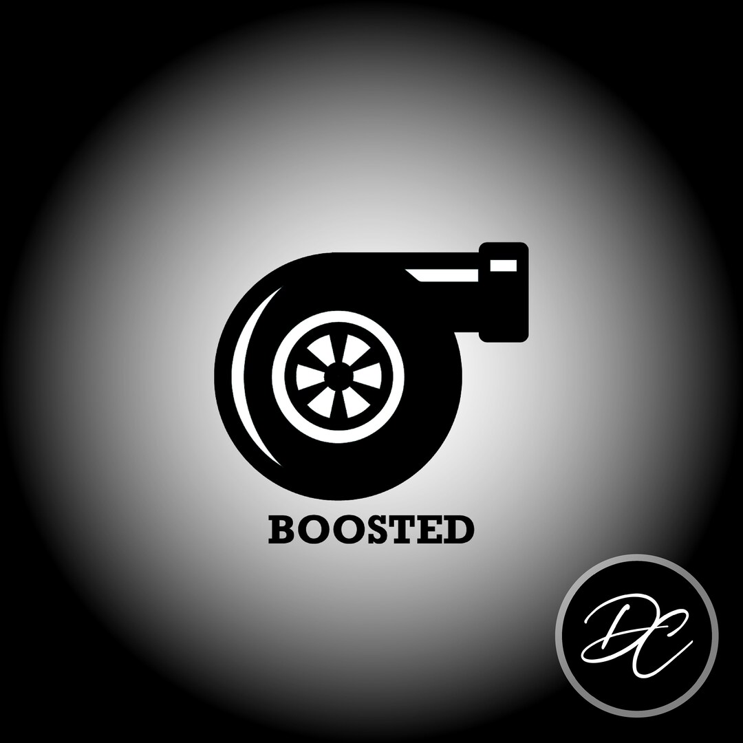 Boosted Decal – Turbo/jdm/kdm/euro | Car Window Decal | Laptop Decal ...