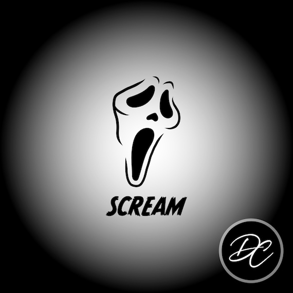 Scream Mask Decal Horror/movie Car Window Decal Laptop - Etsy