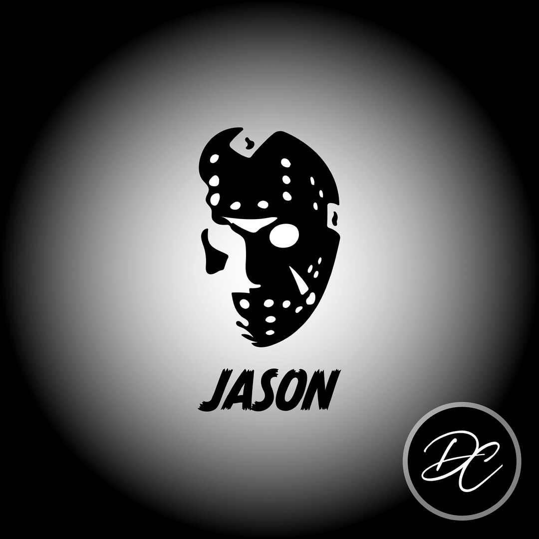 Jason Mask Decal – Horror/movie | Car Window Decal | Laptop Decal ...