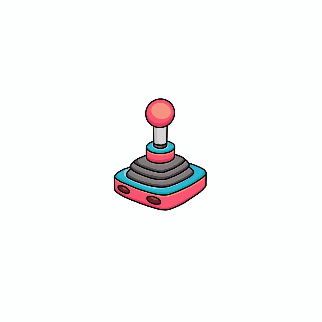 Joystick Decal – Gaming | Custom Sticker | Die Cut | Laptop ...