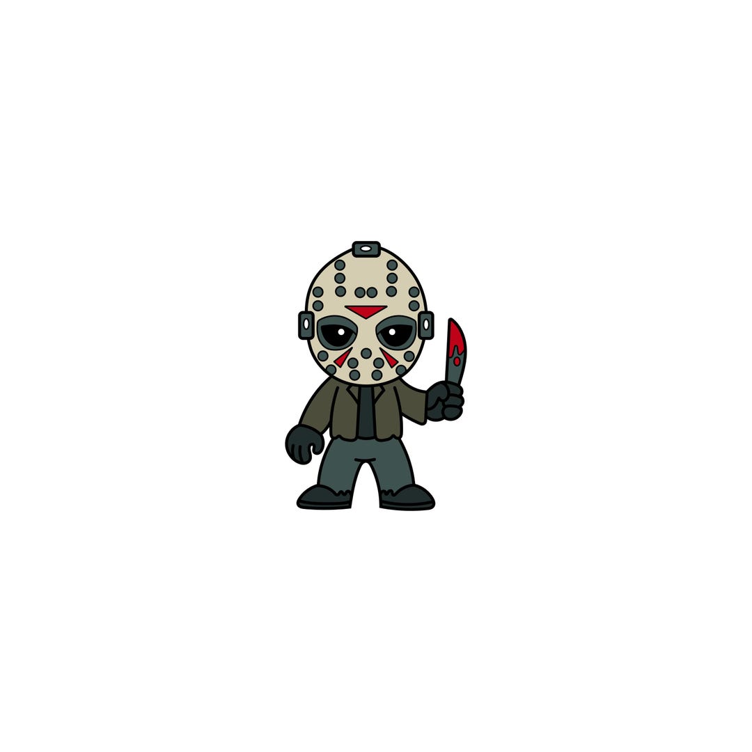 Jason Decal – Movie | Horror | Custom Sticker | Die Cut | Laptop ...