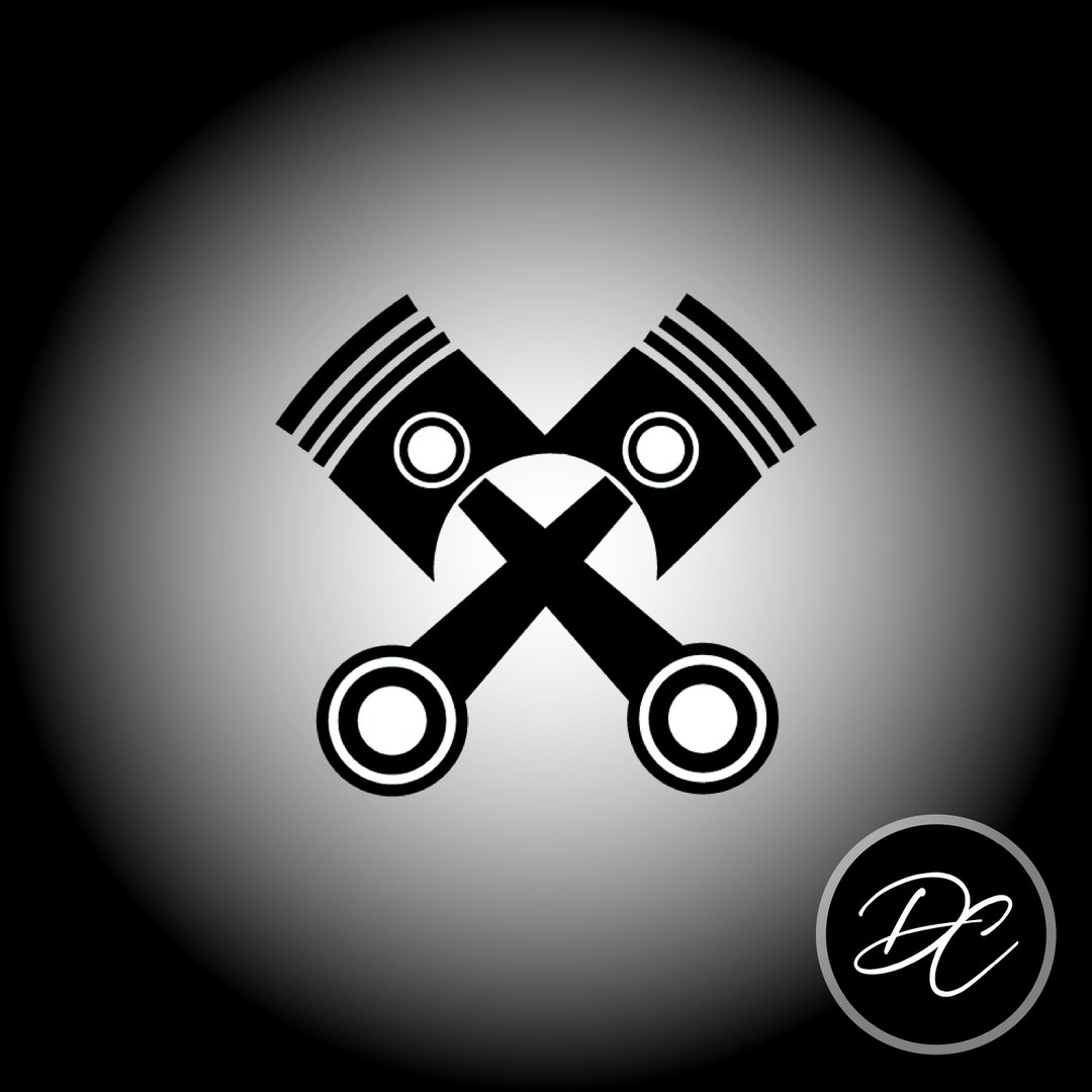 Pistons Decal – JDM/KDM/EURO | Car Window Decal | Laptop Decal | Vinyl ...