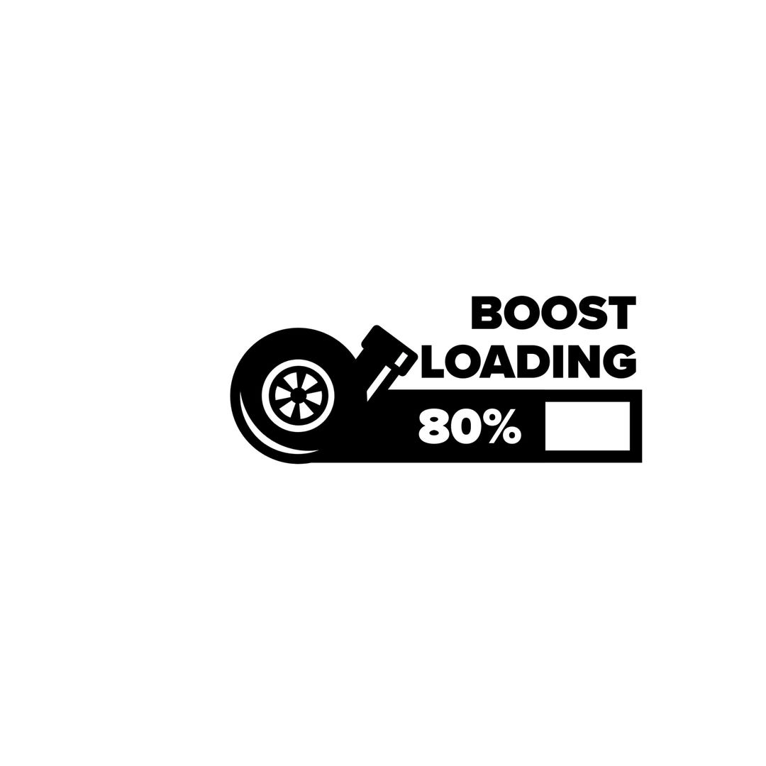Boost Loading Decal – Turbo | Custom Sticker | Die Cut | Laptop ...