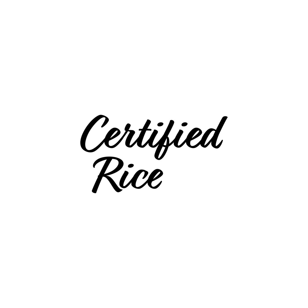 Certified Rice Decal – Custom Sticker | Die Cut | Laptop | Waterbottle ...