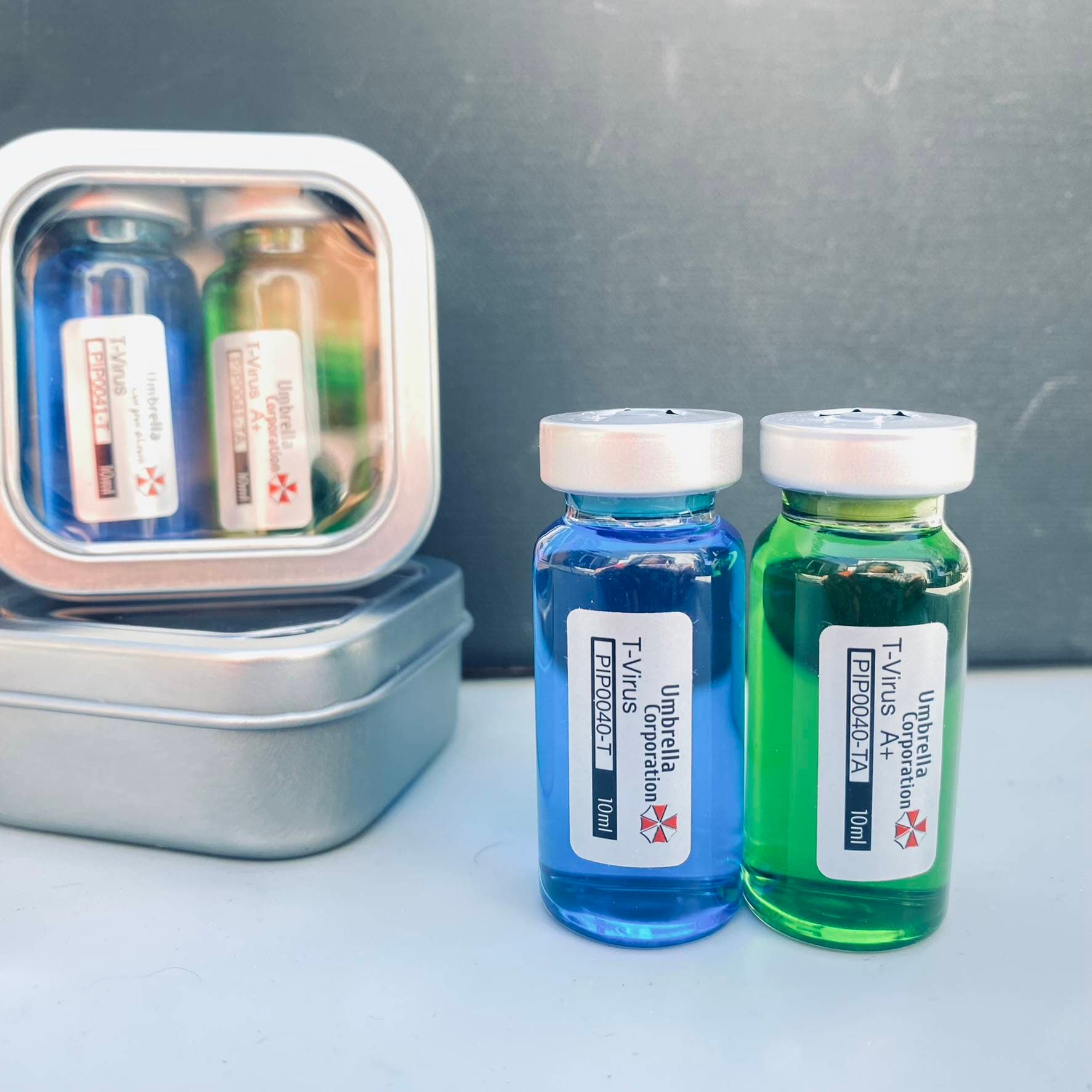 Resident Evil Inspired T-virus & Antidote Vial Set - Etsy