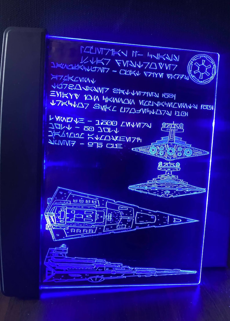 Personalized LED Datapad star Wars Inspired - Etsy