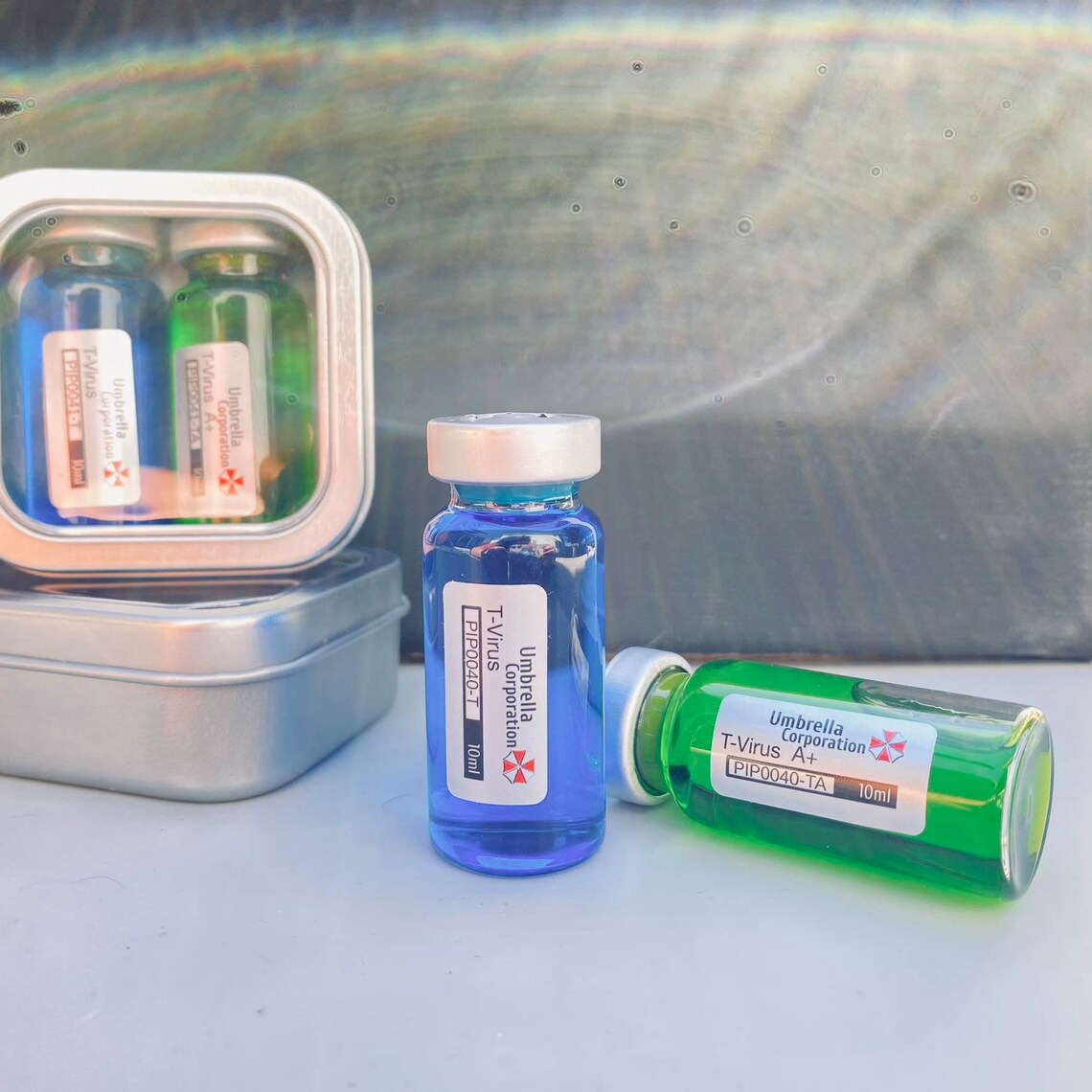 Resident Evil Inspired T-virus & Antidote Vial Set - Etsy