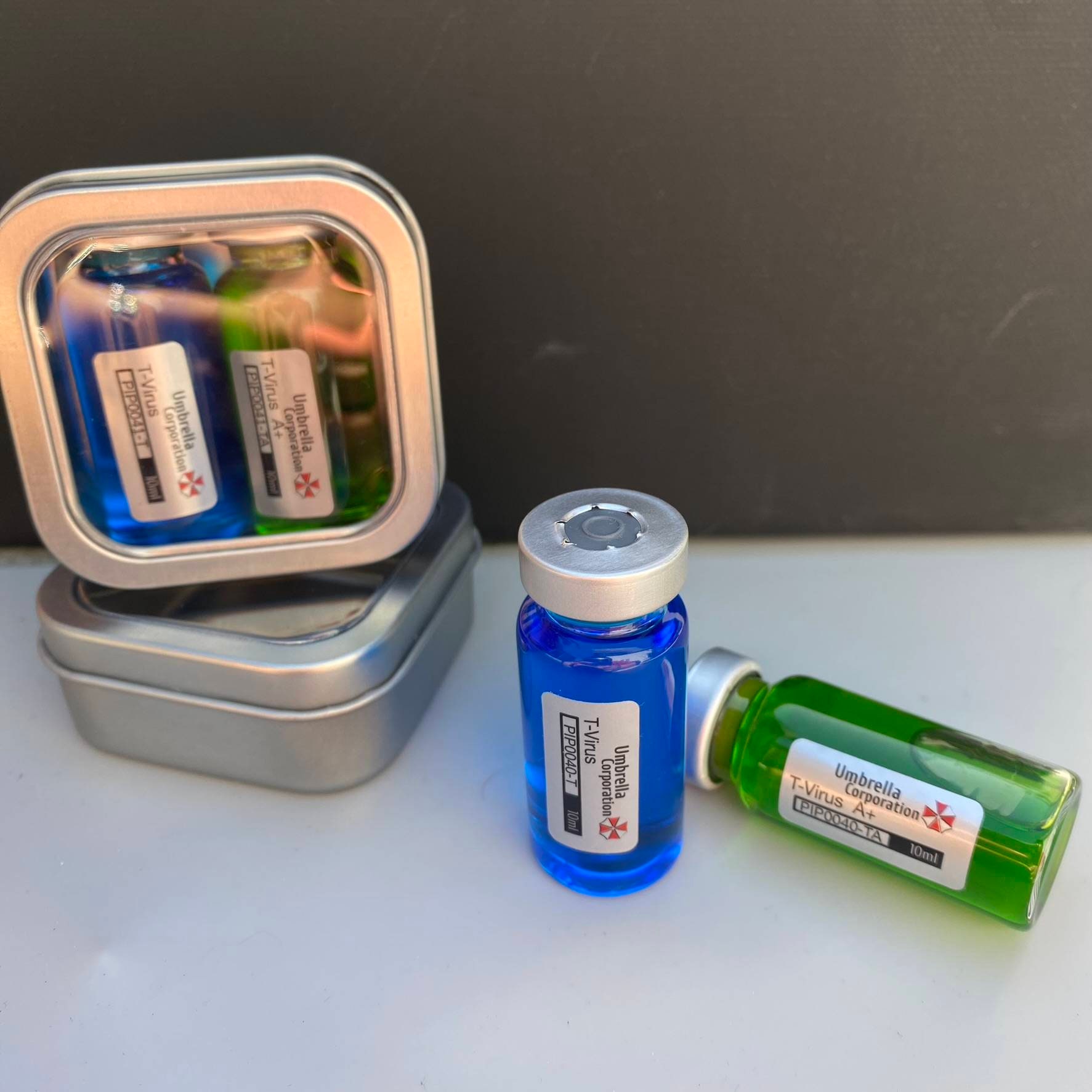 Resident Evil Inspired T-virus & Antidote Vial Set - Etsy