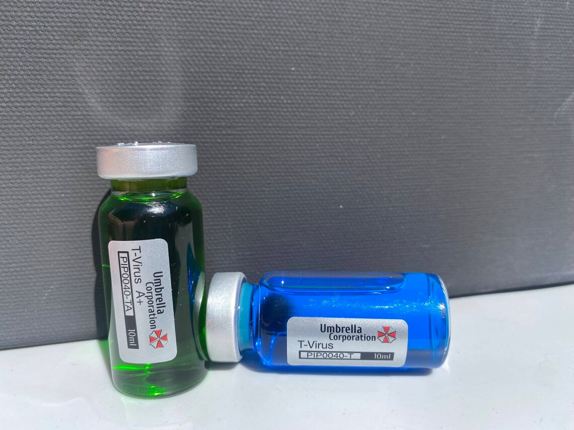 Resident Evil Inspired T-virus & Antidote Vial Set - Etsy