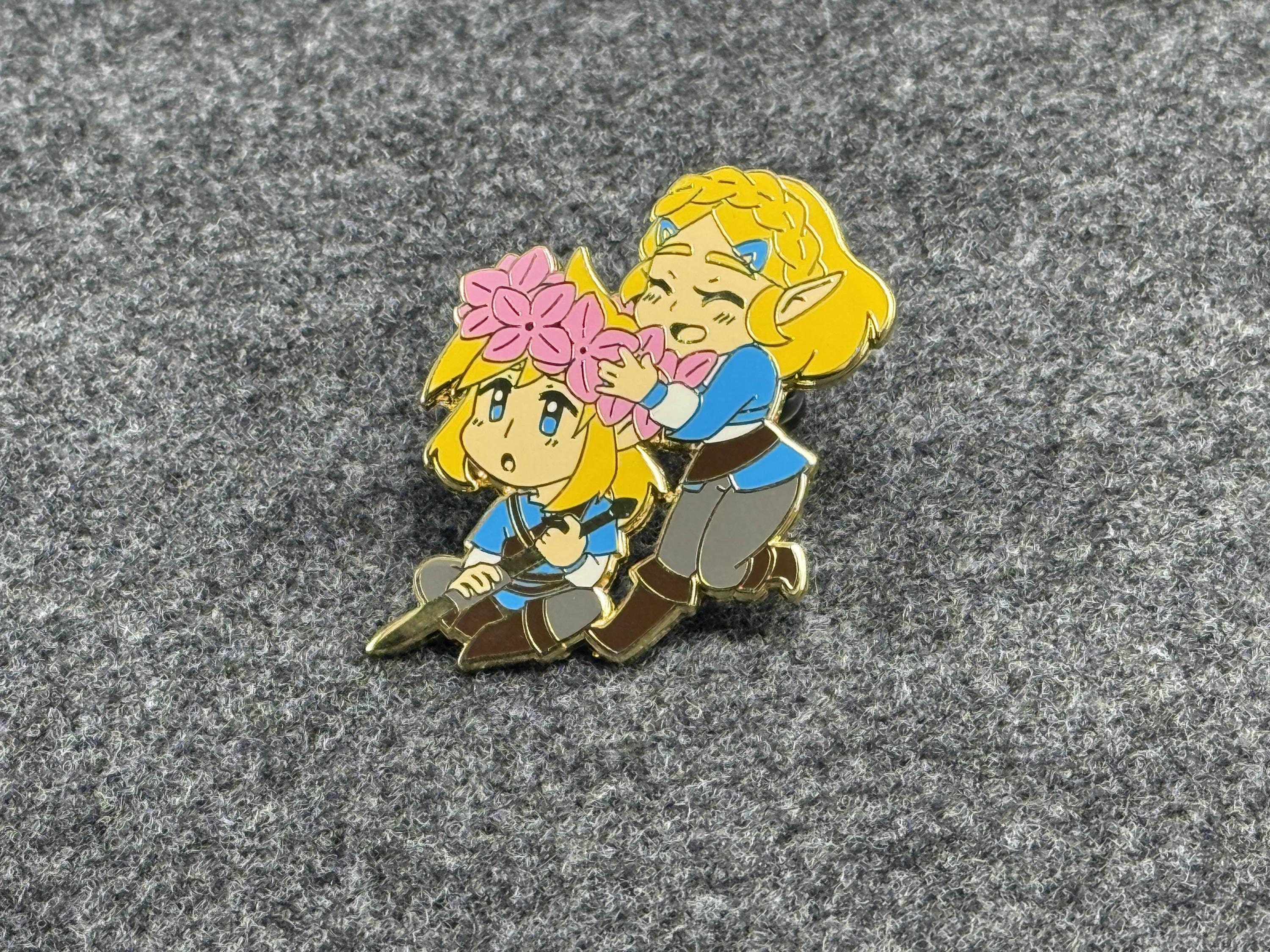 BOTW - Zelink Flower Crown- Hard Enamel Pin - Etsy